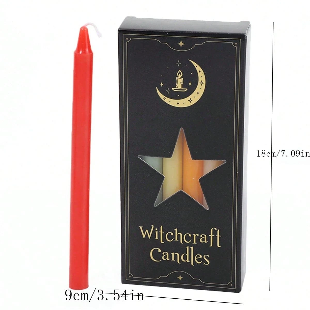 12pcs/Box Colorful Long Stem Candles, Popular Network Celebrity Candles ...