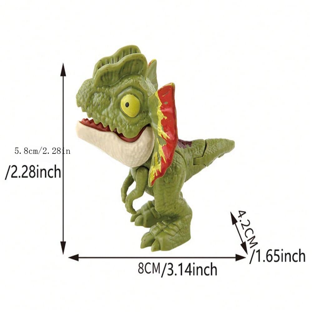 Multiple Finger Puppets Biting Dinosaur Toy Wooden Puppet Model ...