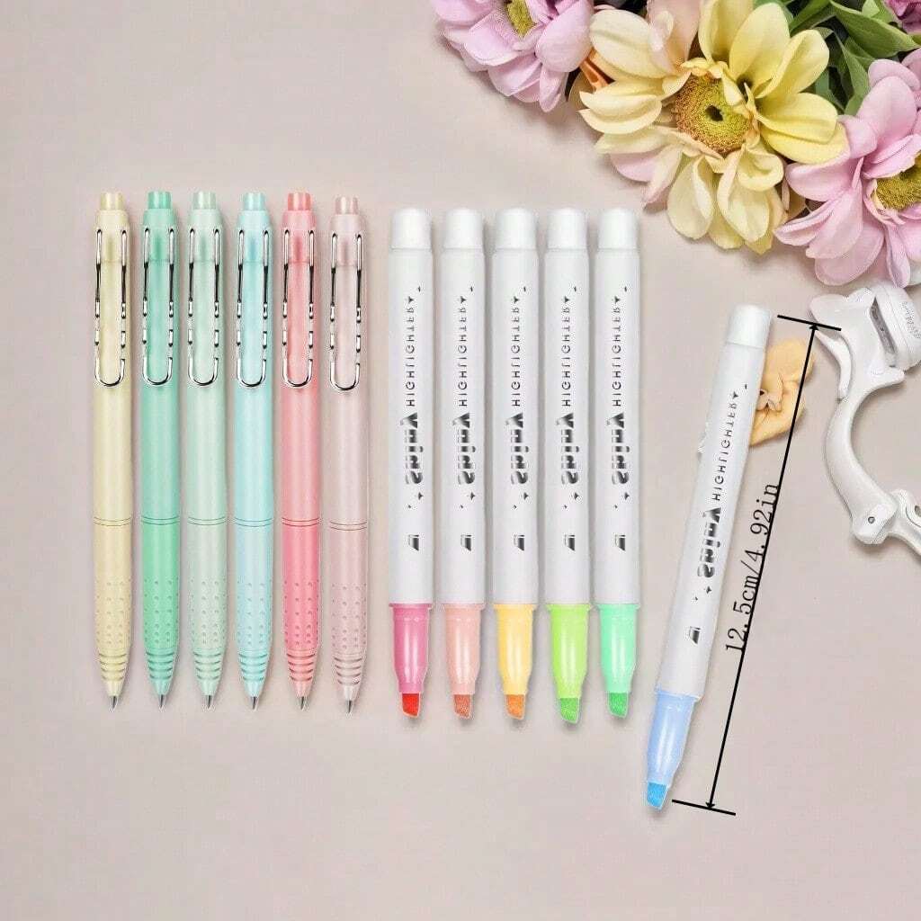 Aesthetic Highlighters And Gel Pens No Bleed, Bible Highlighters And ...