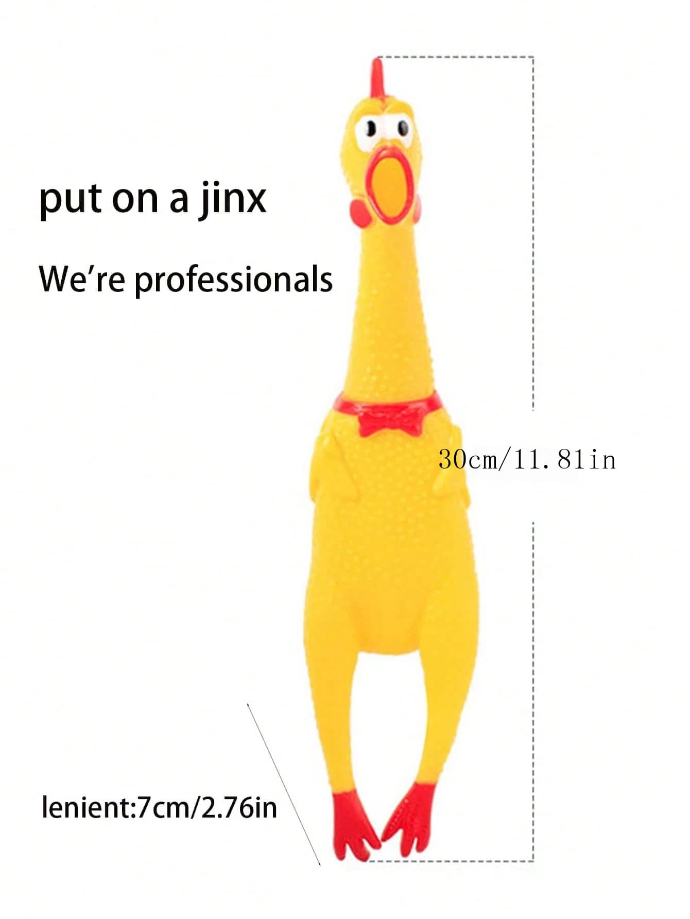 POPLAY Rubber Chicken/Squeeze Chicken, Prank Novelty Toy Party Favor ...