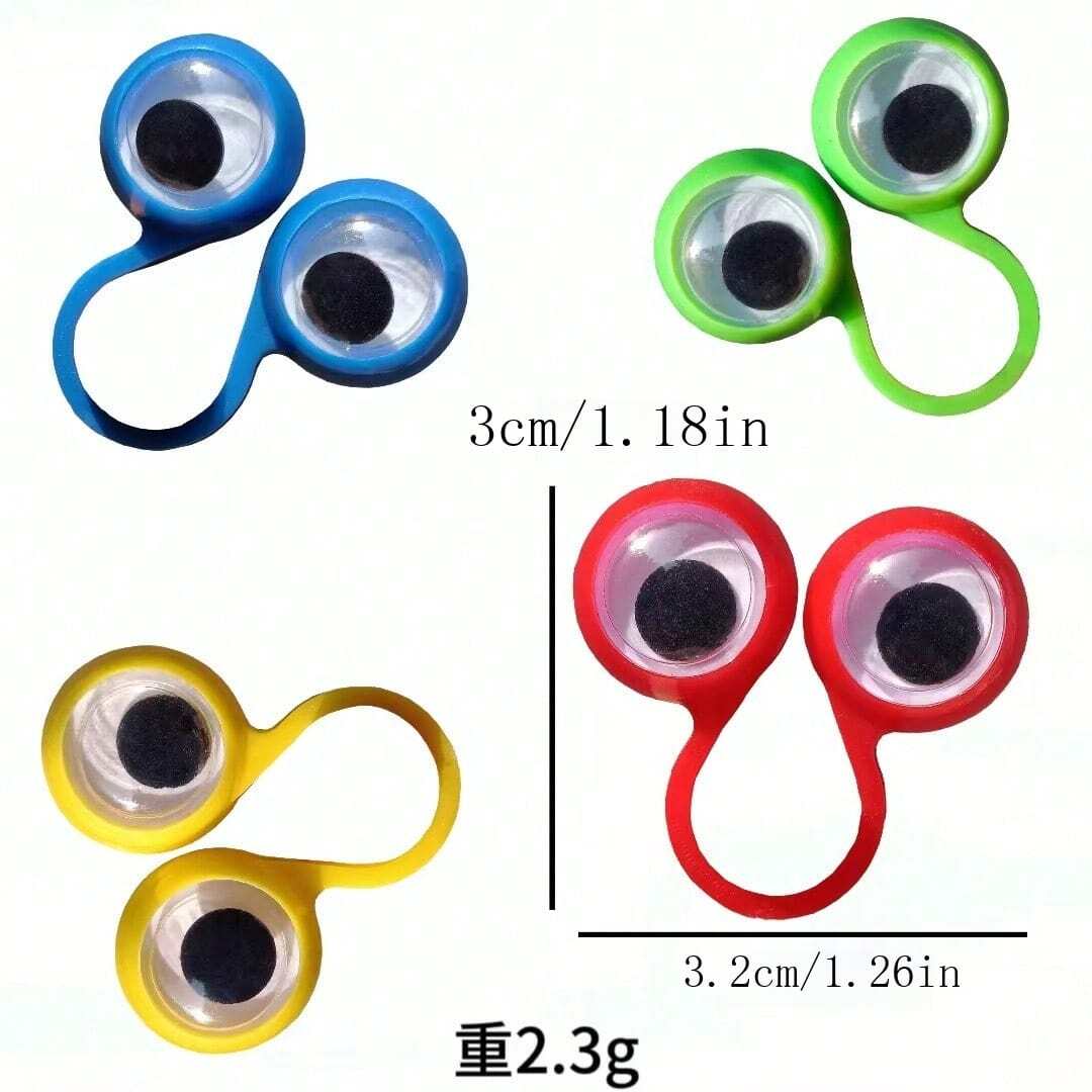 Finger Activity Eye Ring, Novelty Party Gag Gift Finger Eyeball Small ...