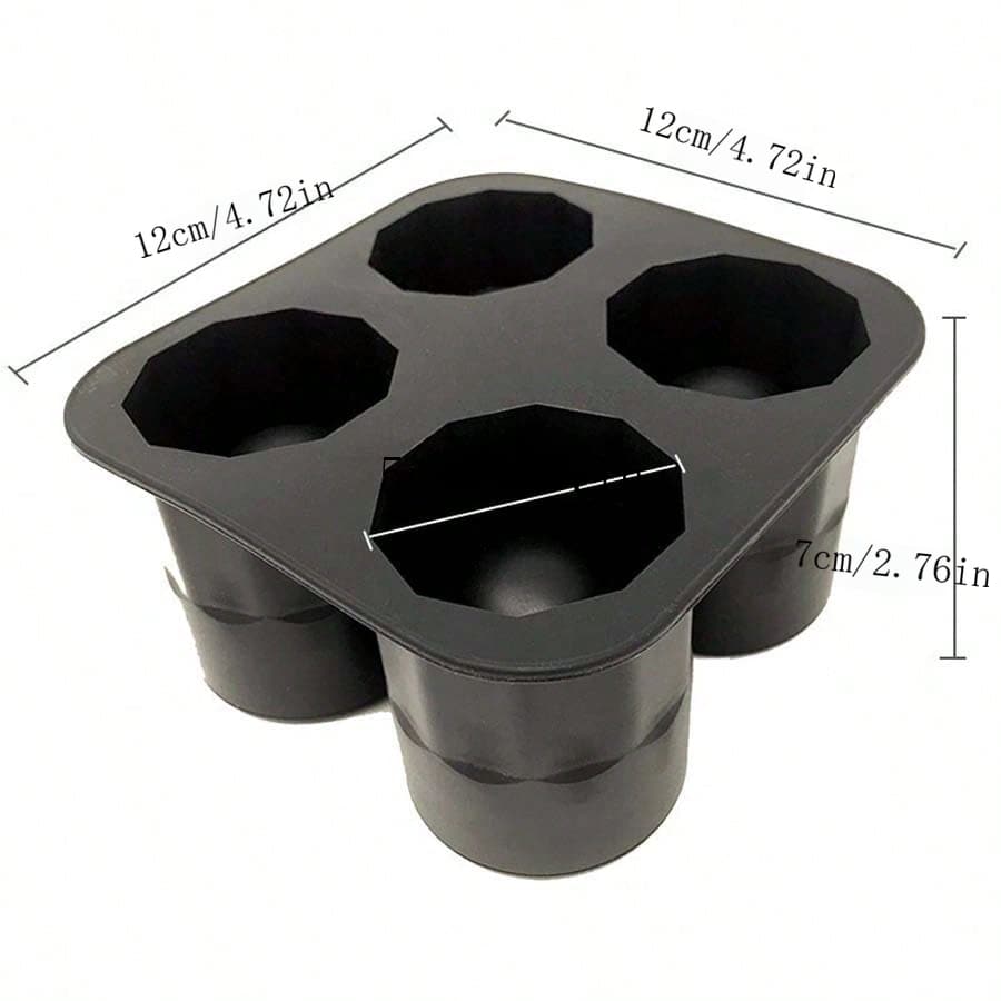 Square 4 Ice Cups Ice Tray Ice Cup Mold Summer DIY Ice Modeling Ice Mold Edible Ice Tray | SHEIN EUR