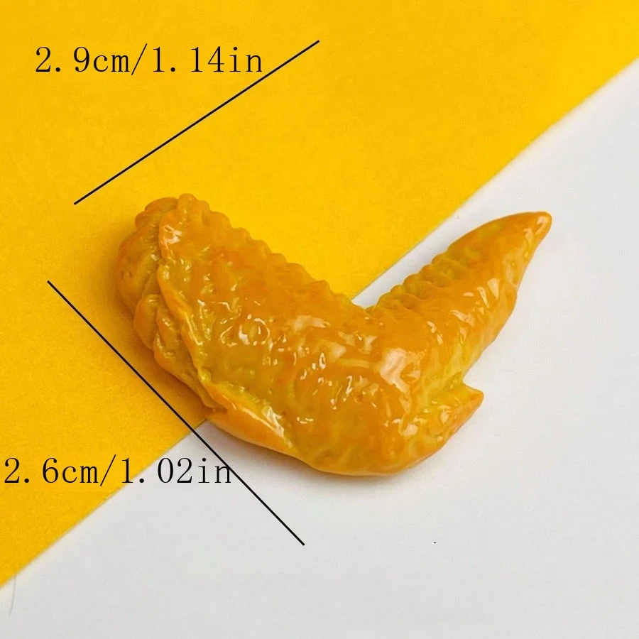 Realistic 3D Fake Fried Chicken Bucket Meal Set, Play Kitchen Food Toys ...