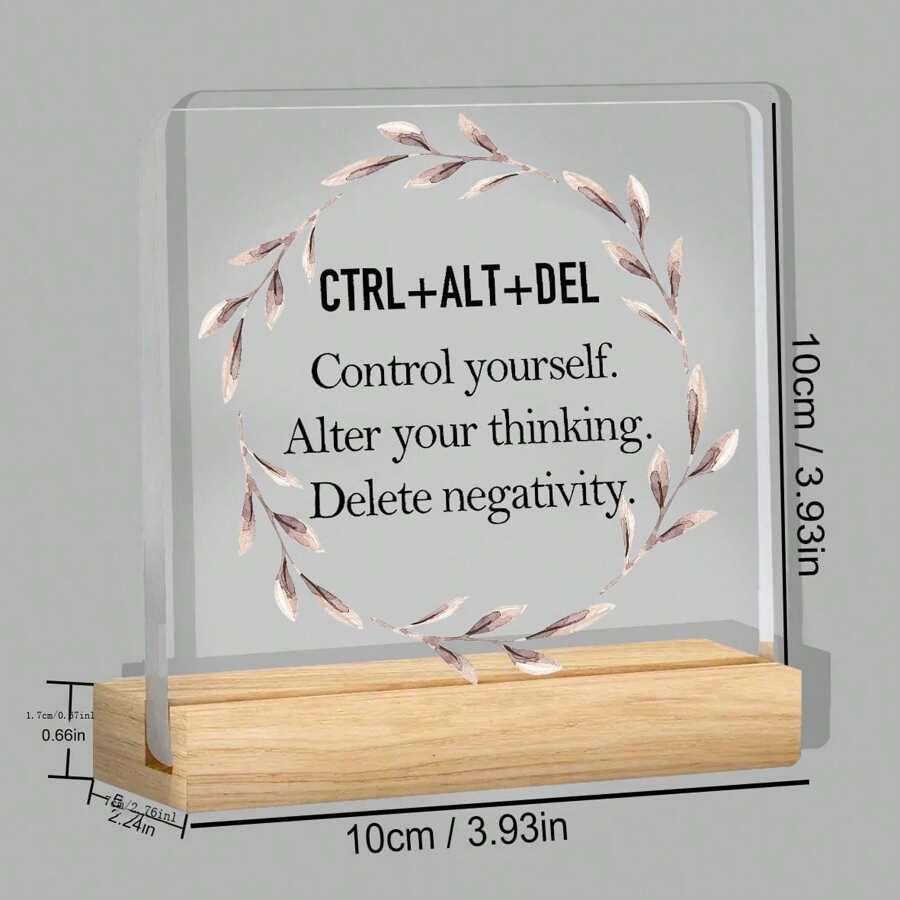 Funny Office Desk Sign, Cute Office Decor Gifts, Office Table Acrylic ...