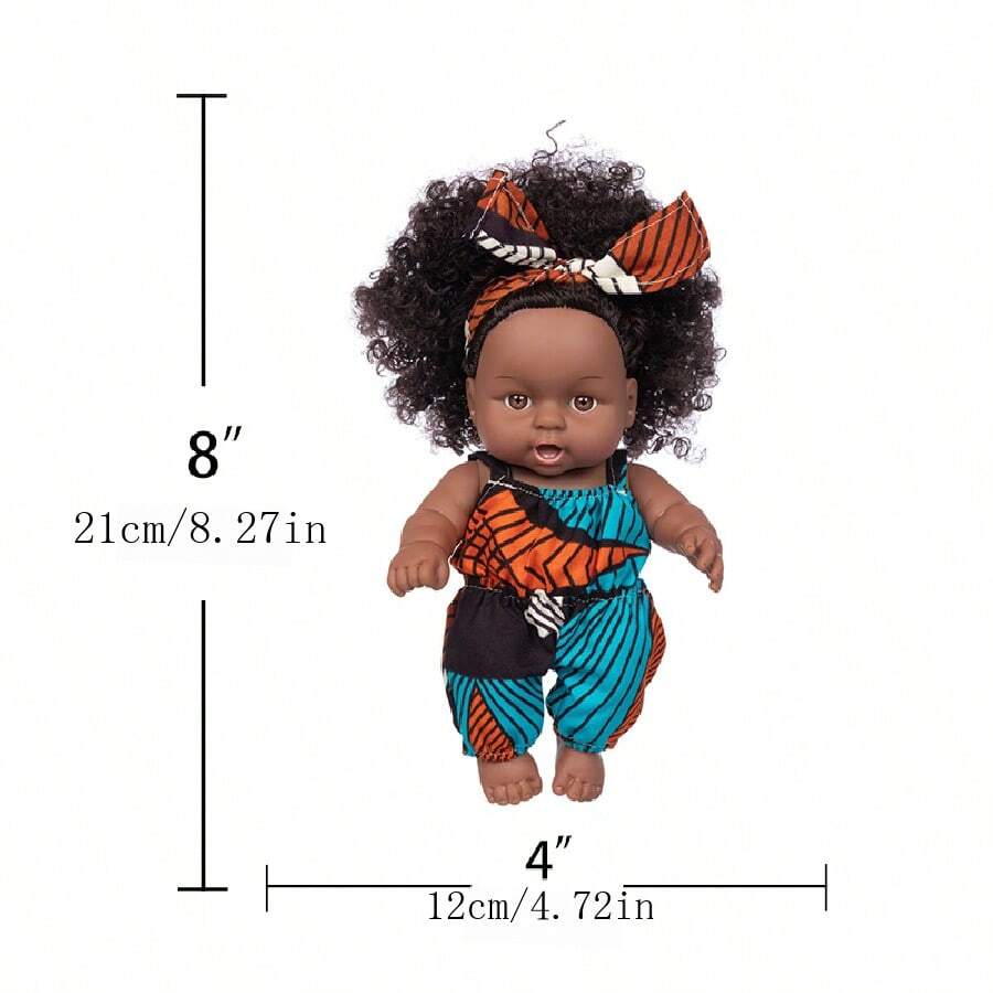 8-Inch Lifelike Reborn Doll, Soft Vinyl Doll Doll, Cute Companion Doll ...