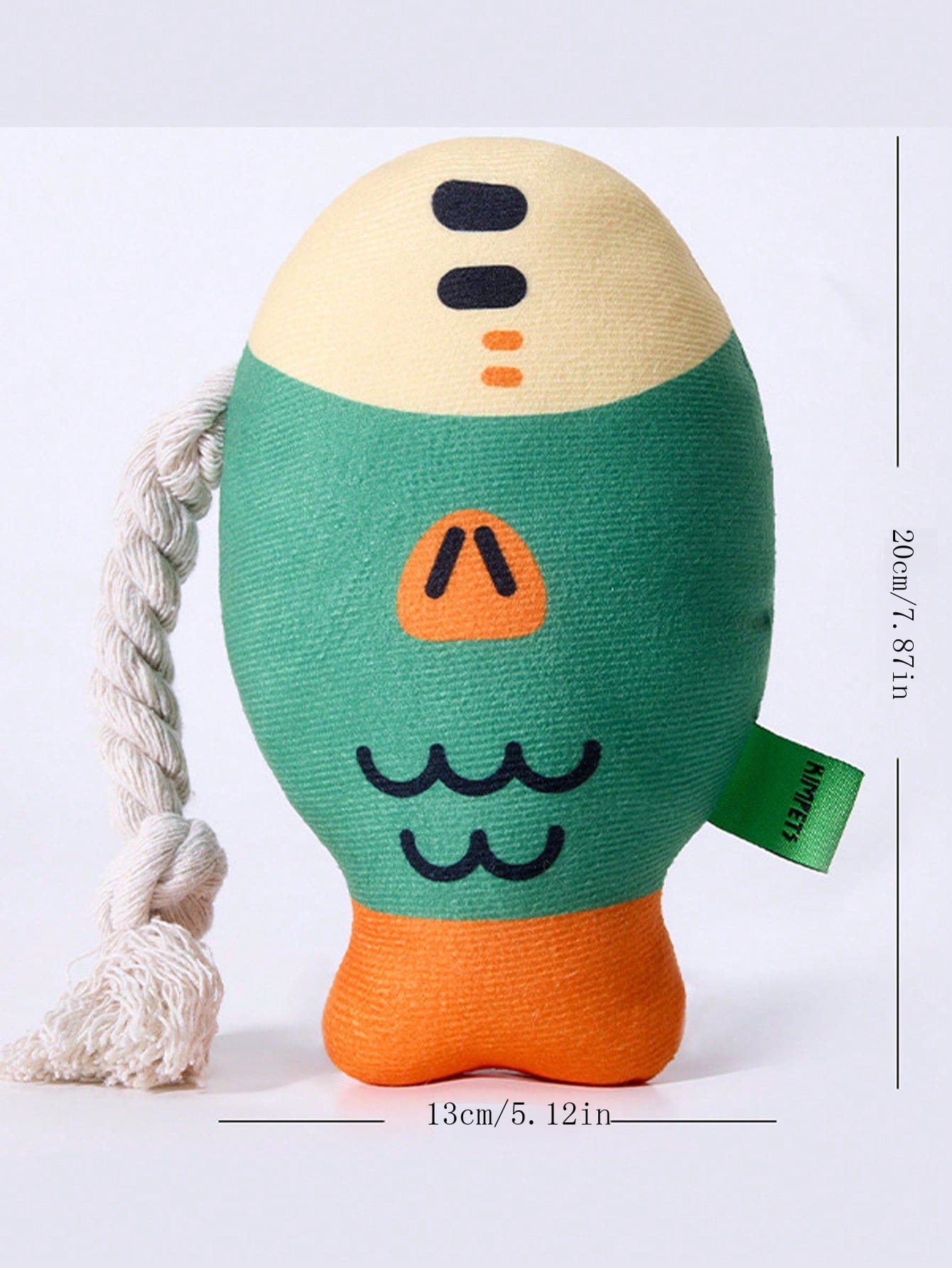 New Interactive Squeaky Fish Chew Toy For Dogs - Realistic Plump Fish ...