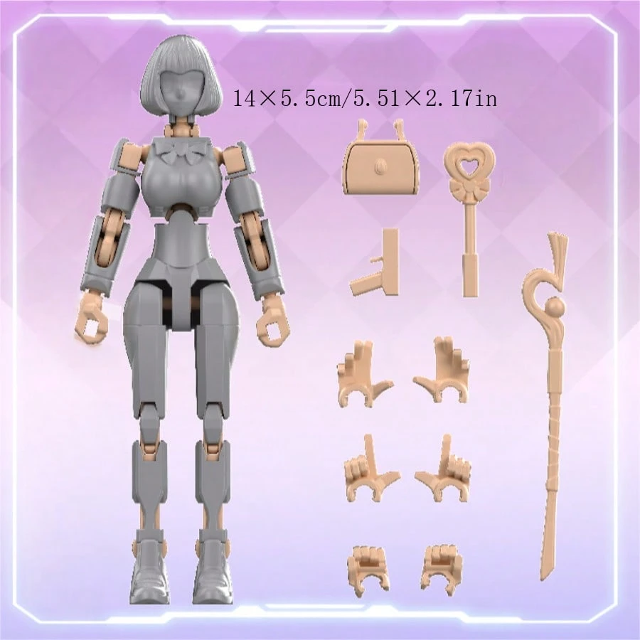Articulated Figurine Model, Multi-Jointed With Wings, Assembled | SHEIN USA