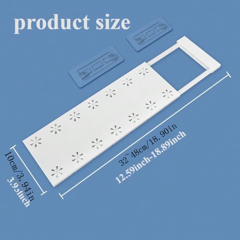 Adjustable Shelf Organizer - No Drilling Required, Fits Closet, Kitchen ...