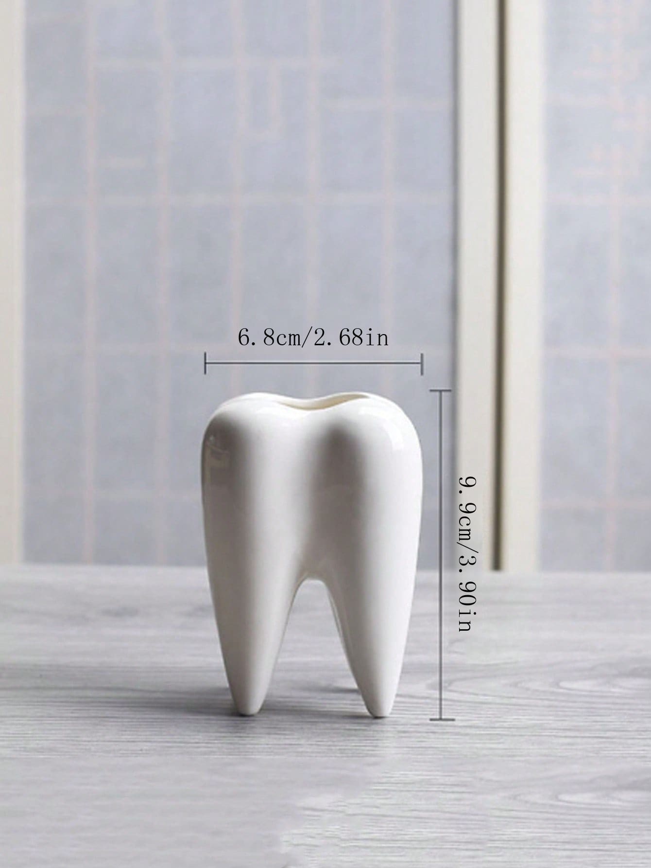 1pc, Unique Molar-Shaped Planters, Classic Style, Ceramic Flower Pots ...