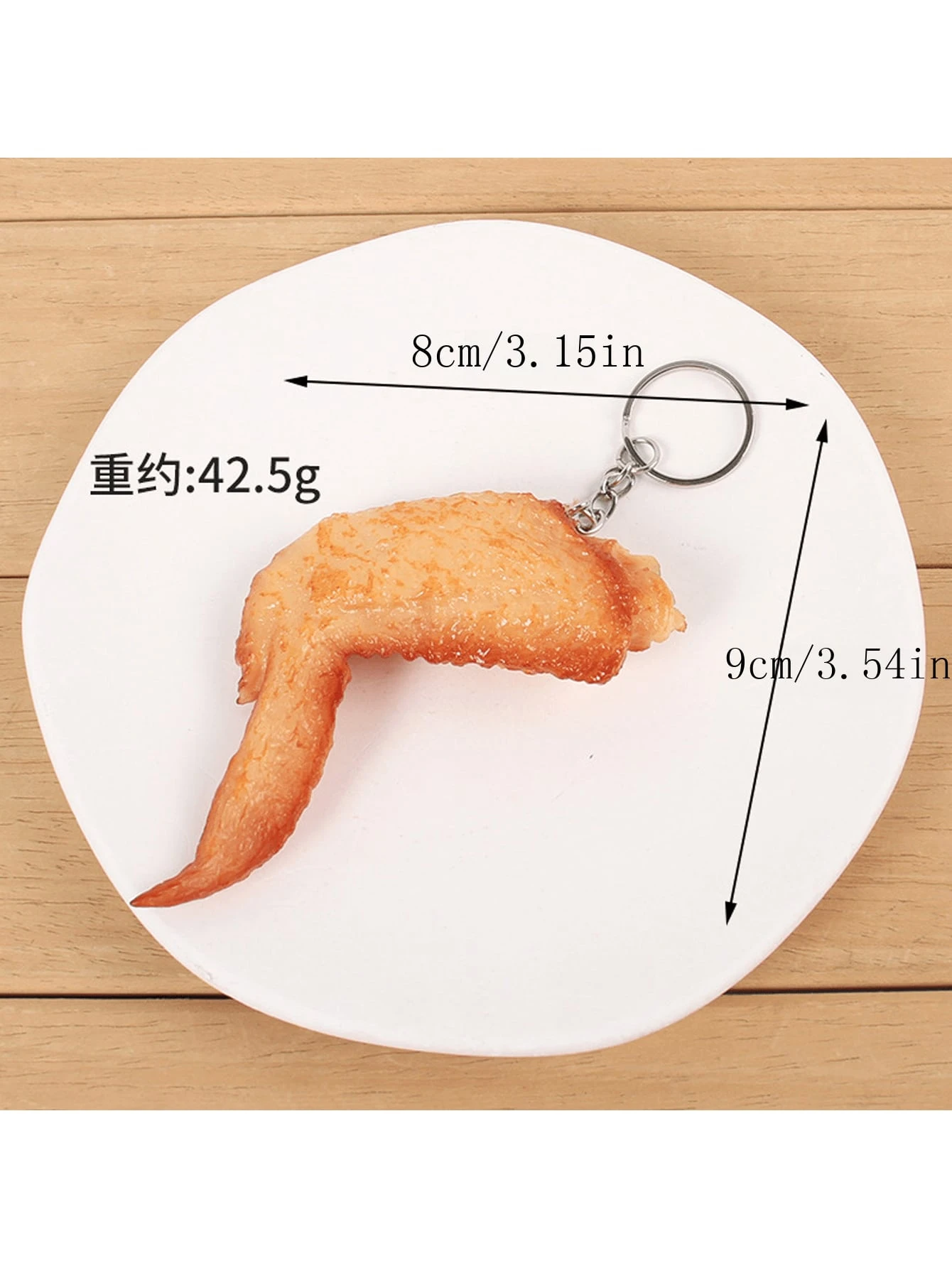 Simulation Orleans Chicken Wings & Drumstick Model With Fries & Chicken ...