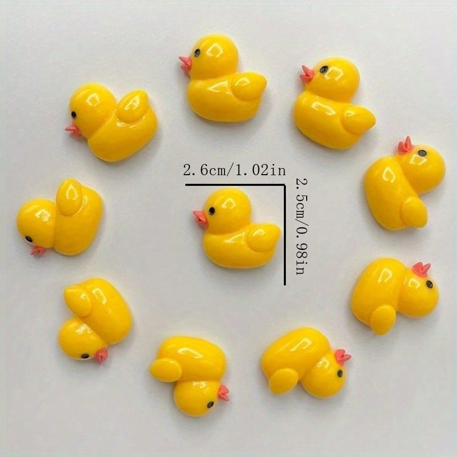 8PCS - Cute Cartoon Yellow Duck Refrigerator Magnet, Cute Decorative ...