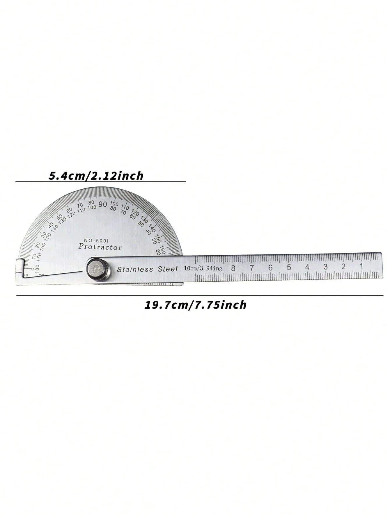 1pc Precision Angle Measuring Tool With 180 Degree Adjustable ...