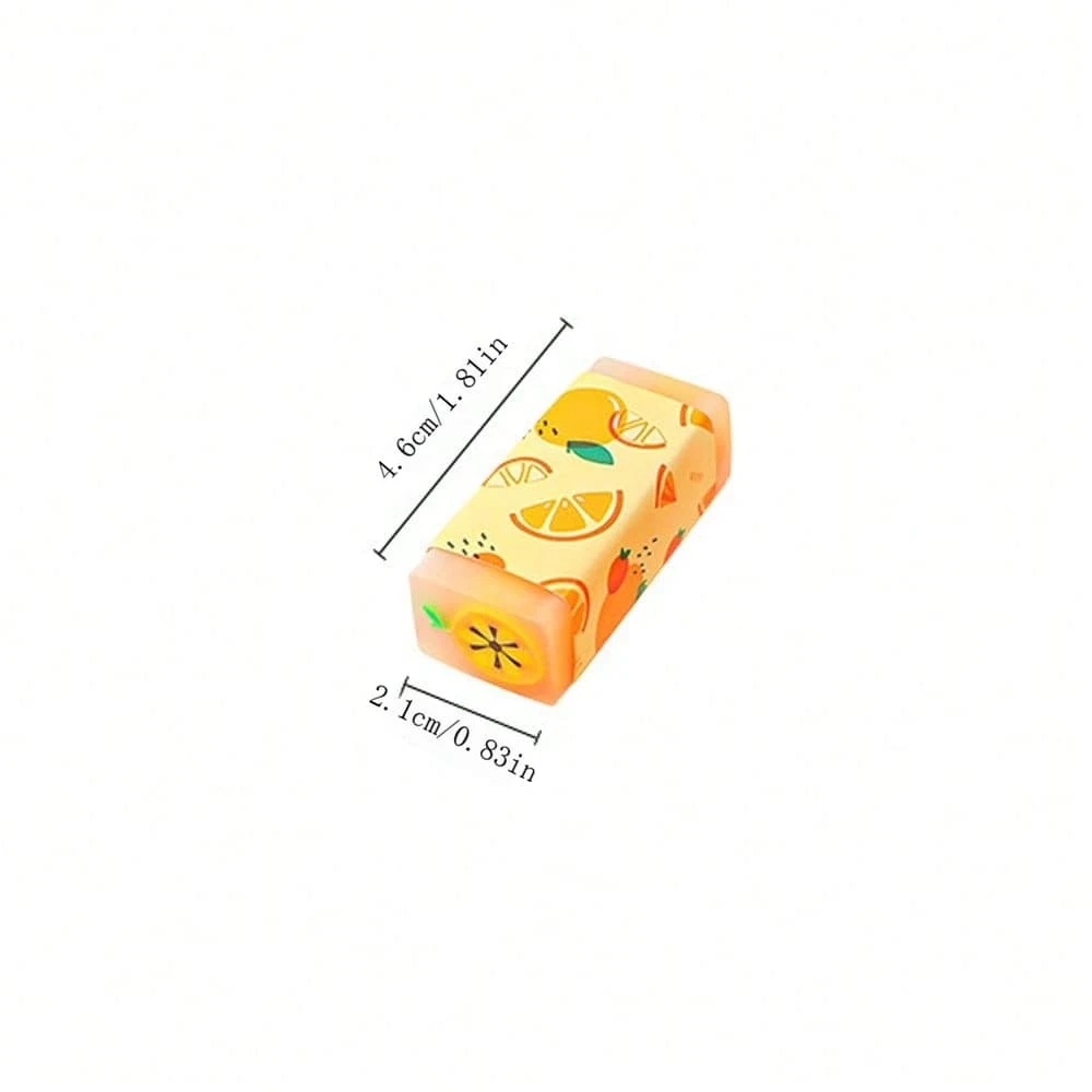 Mix 20 Pack Cartoon Creative Fruit Eraser Elementary School Test Pencil ...