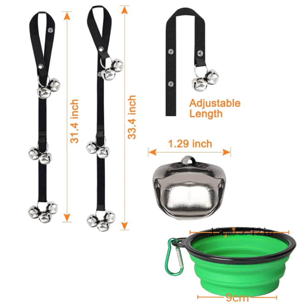 2 Packs Dog Doorbells Premium Quality Training Potty Great Dog Bells ...