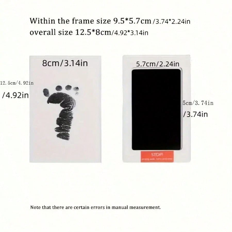 1 Pet Paw Print Commemorative Gift, Non-Contact Ink Pad For Safety ...