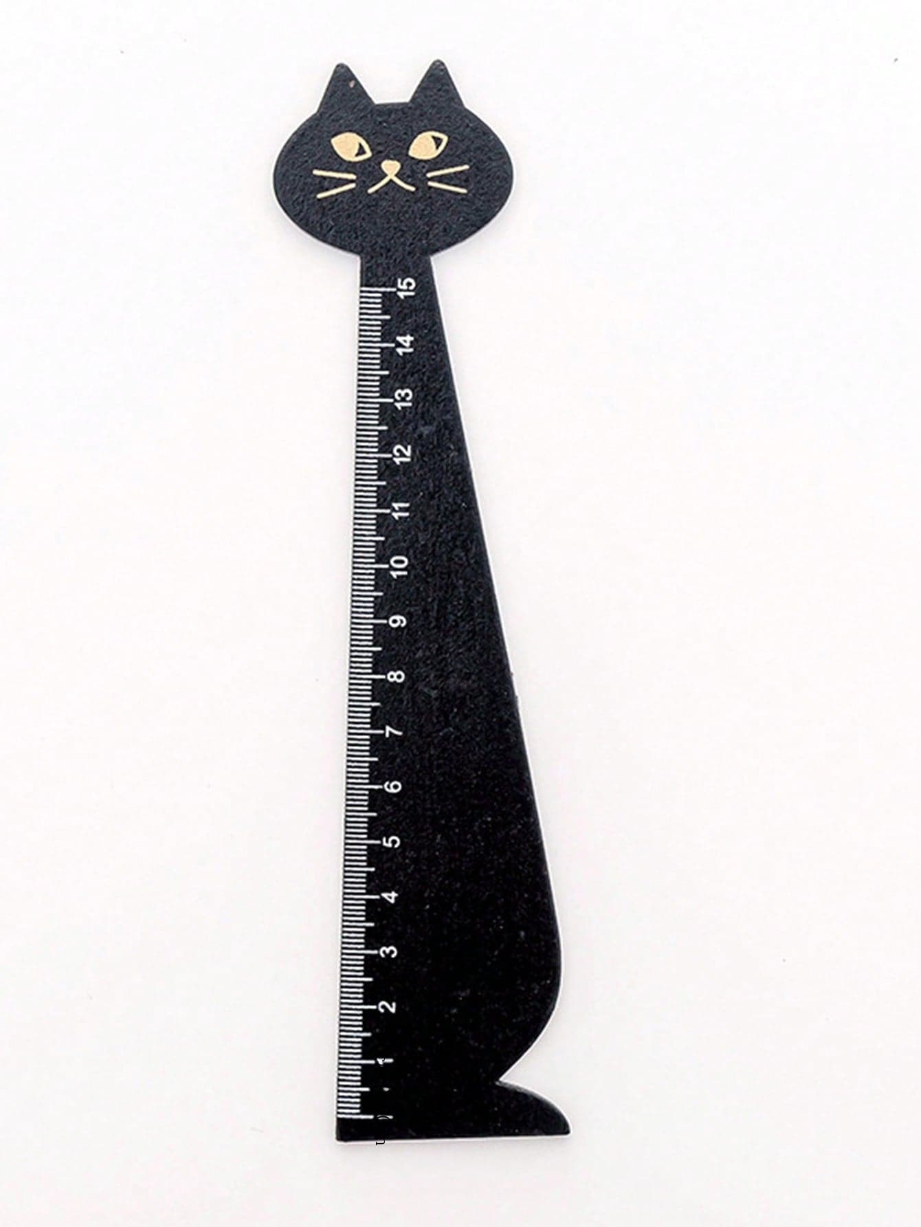 1pc Random Creative Cartoon Ruler Cat Drawing Wooden Ruler Flexible ...