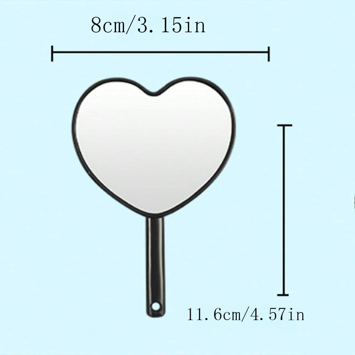 The New Electroplating Love Water Ripple Mirror Is Portable And The ...