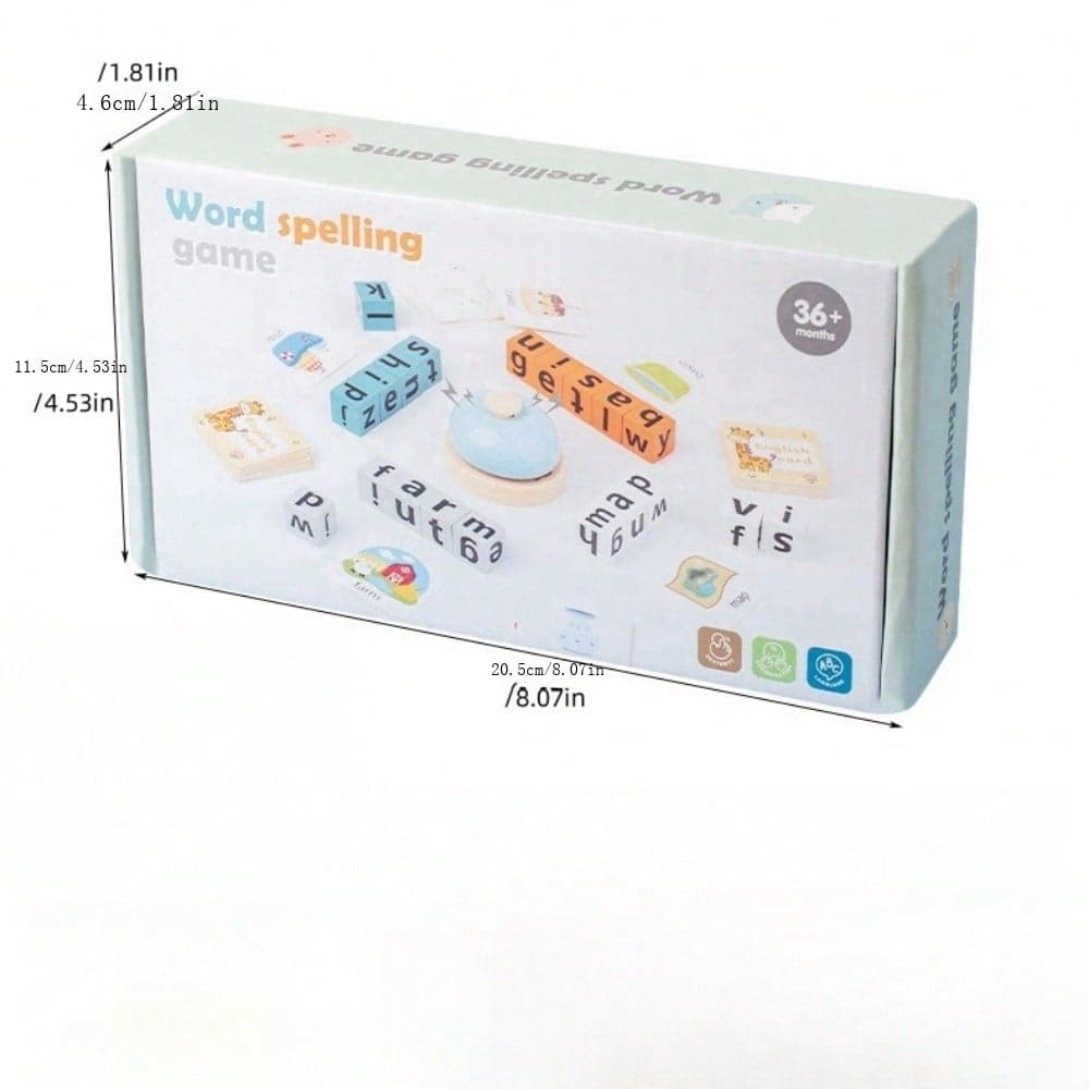 1 Set 3-6 Years Old Kids English Word Spelling Learning Toy, Multi ...