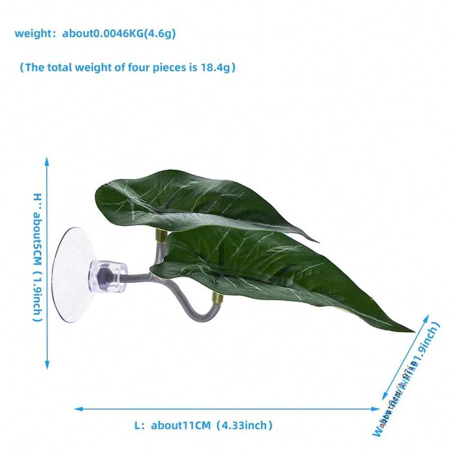 4pcs Betta Fish Leaf Mat, Simulated Natural Organic Habitat Betta Fish ...