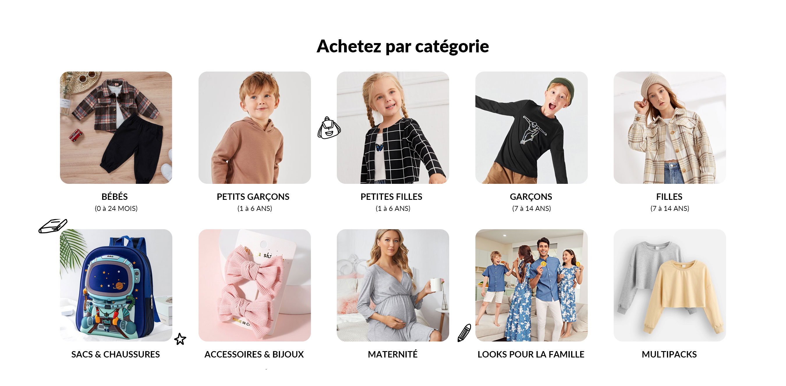 Mode Enfant | Vêtements Enfant En Ligne à Bon Prix | SHEIN FRANCE