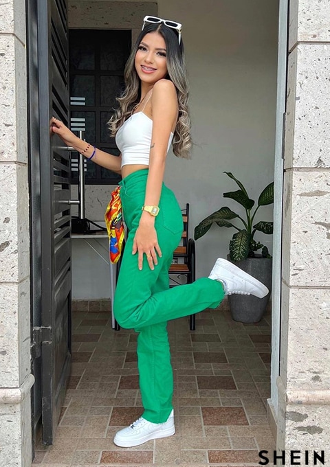 SHEIN Essnce Vintage 90s High-Waist Denim Boyfriend Fit Jeans | SHEIN EUR