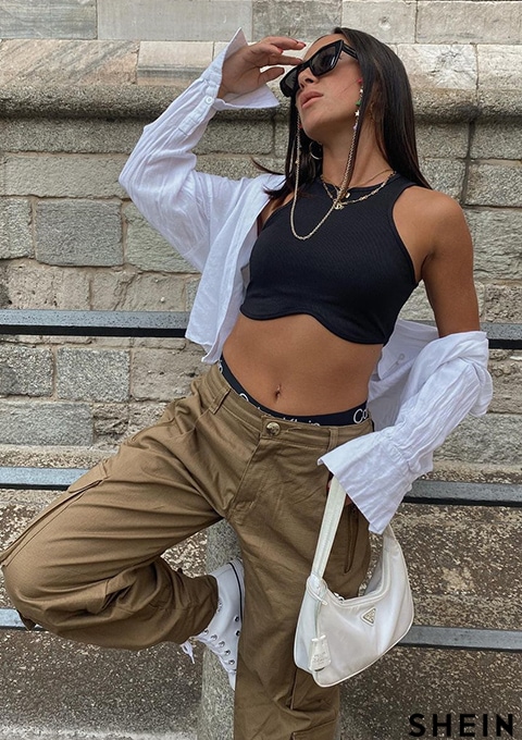 4pcs Rib-knit Top | SHEIN USA