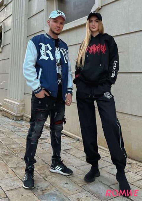 Grunge Punk Guys Cotton Plaid Spliced Ripped Jeans | SHEIN USA