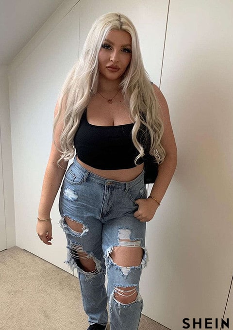Shein Icon Crop Tank Top Mit Rippenstrick Aktuelle Trends Günstig