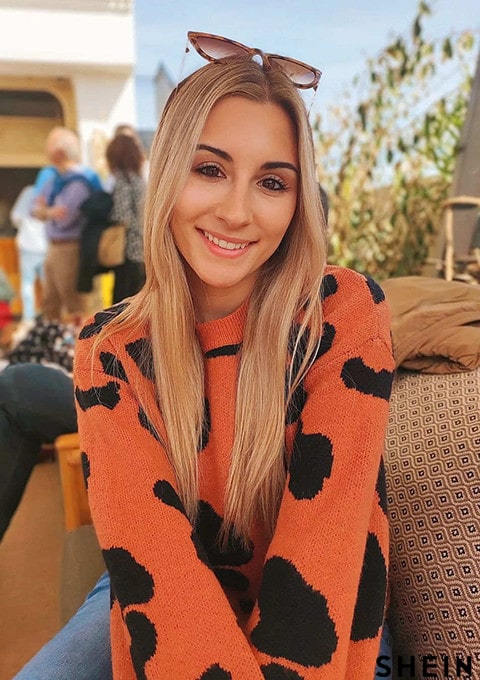 SHEIN Frenchy Drop Shoulder Fluffy Knit Jumper | SHEIN UK