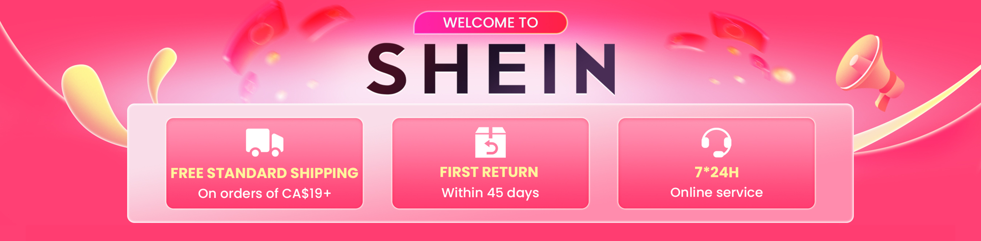 WELCOME TO SHEIN