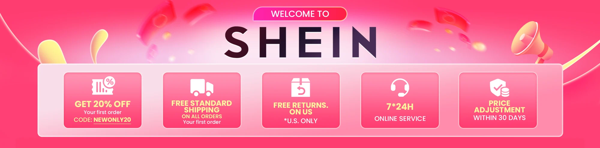 WELCOME TO SHEIN