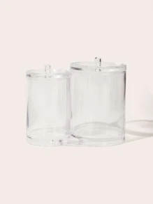 Double Grids Cosmetic Transparent Storage Box | SHEIN USA