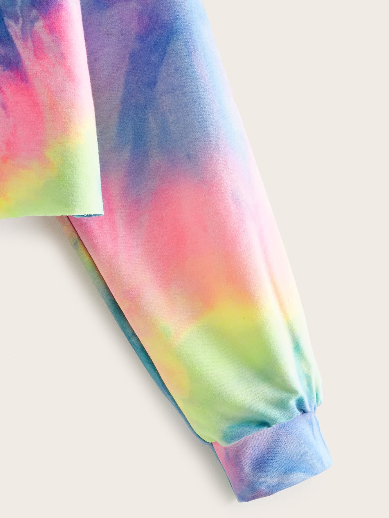 Tie Dye & Letter Print Hoodie | SHEIN USA
