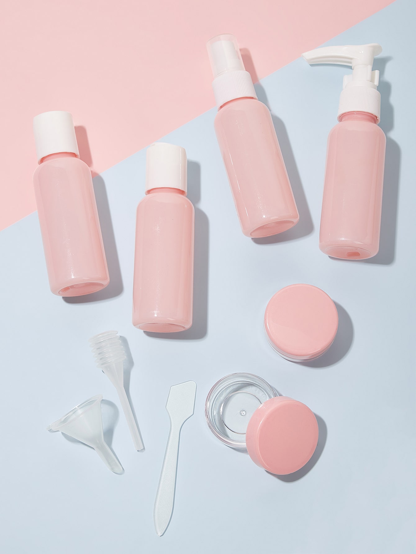 9pcs 50ml Travel Spray Bottle