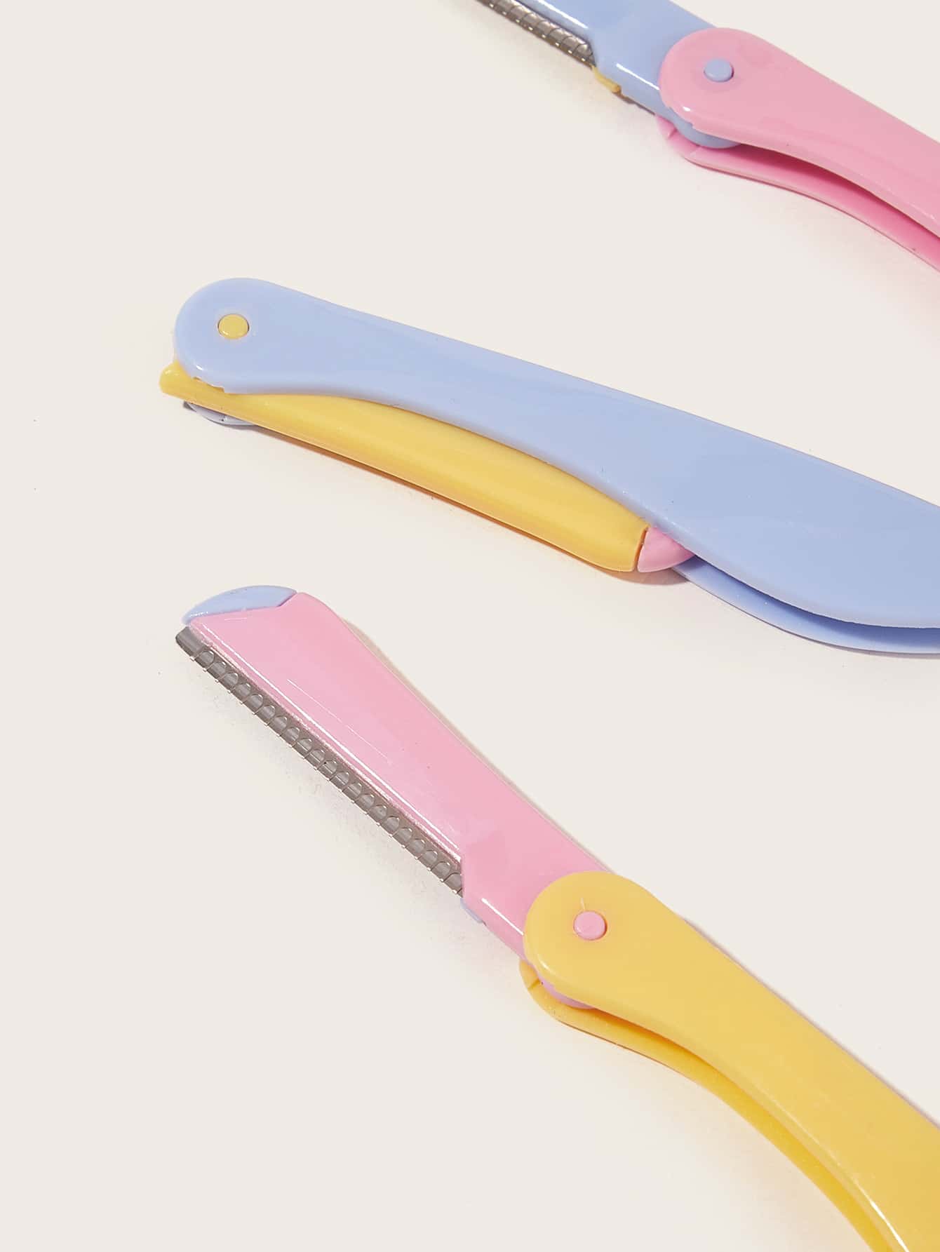 Eyebrow shaving knife, 3 pieces of plastic boxes stainless steel ...