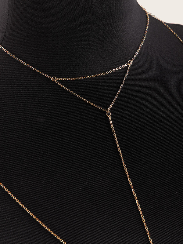 1pc Layered Body Chain for Sale Australia| New Collection Online| SHEIN ...