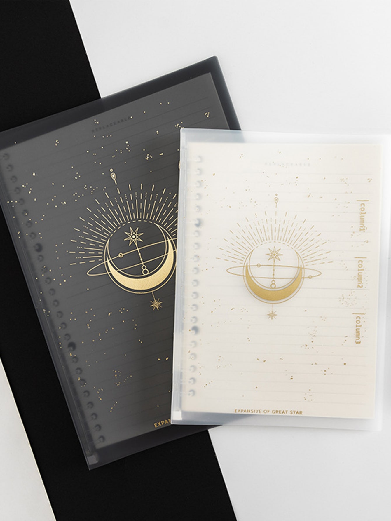 1pc Hot Stamping Cover Notebook