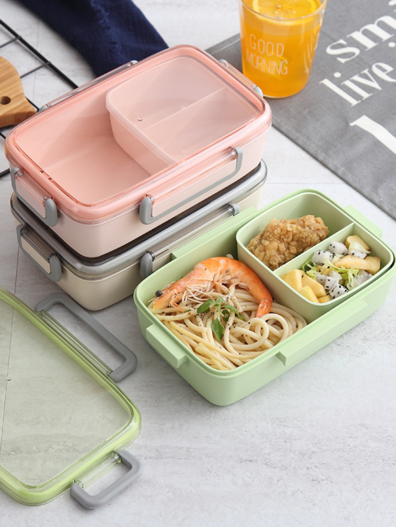1pc Multi-grid Lunch Box