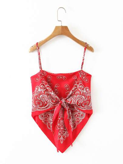 Bandana Tops Shein Uk
