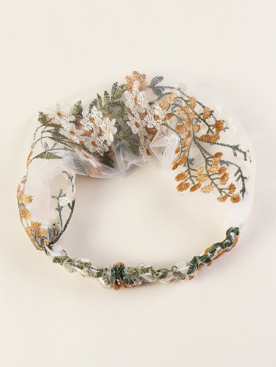 Floral Embroidered Headband | SHEIN USA