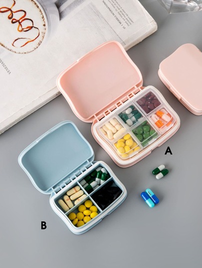 1pc Pill Storage Box
