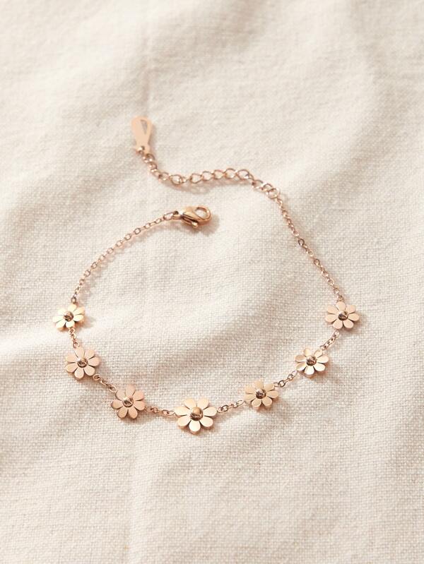 Flower Decor Bracelet | SHEIN USA