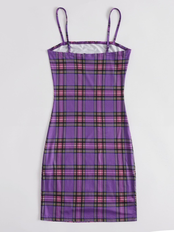Is That The New Tartan Bodycon Dress ??| ROMWE USA