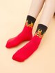 Fire Pattern Socks | SHEIN USA