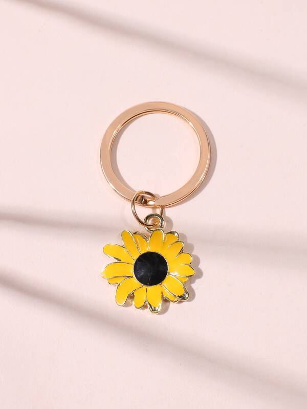 Sunflower Charm Key Chain | SHEIN USA