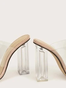 Toe Loop Clear Mule Sandals | SHEIN USA