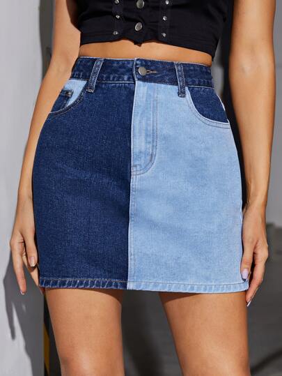 Jupes en jean | Jupes femme | SHEIN FRANCE