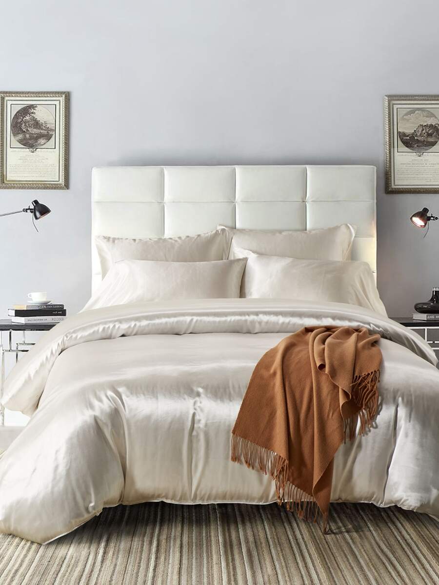 Solid Bedding Set Without Filler | SHEIN USA