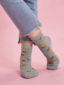 5pairs Cherry Pattern Socks | SHEIN USA
