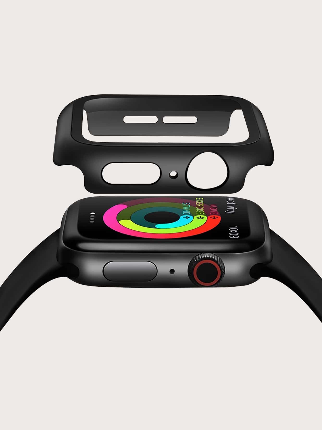 Contrast Frame Case Compatible With Apple Watch | SHEIN USA